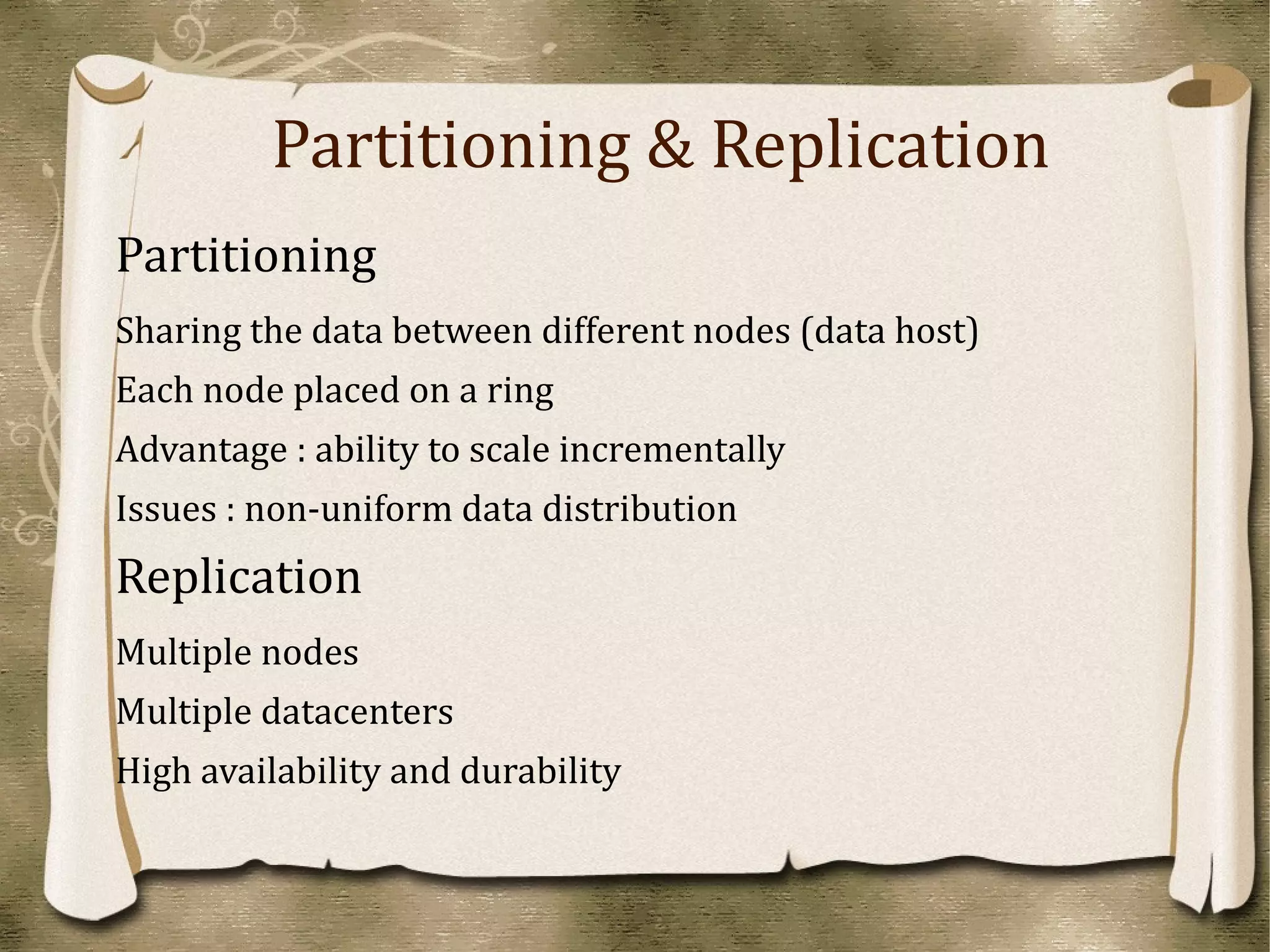 Nosql availability & integrity | PPT
