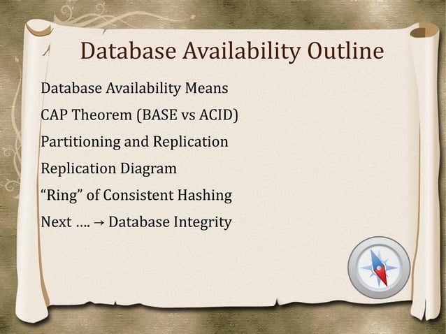 Nosql availability & integrity | PPT