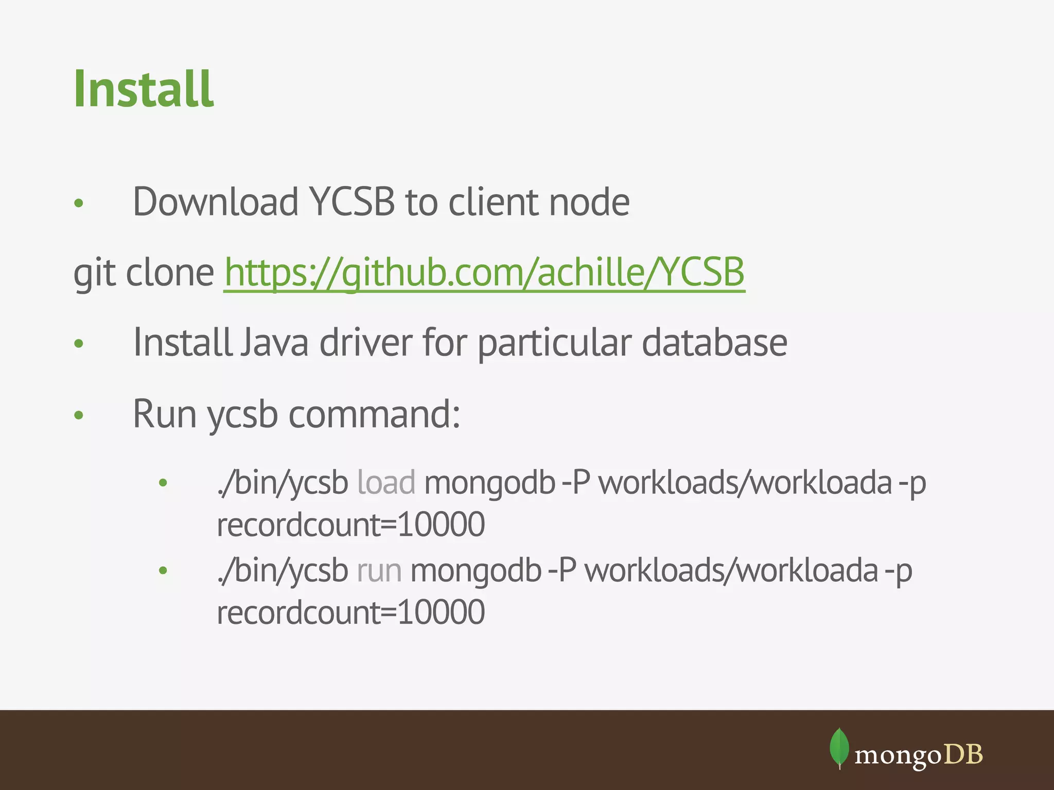 Nosql Benchmarking Ppt