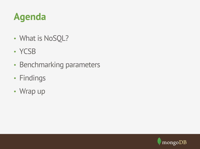 Nosql Benchmarking Ppt