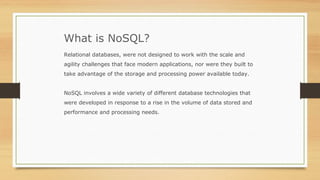 NoSQL Databases | PPT