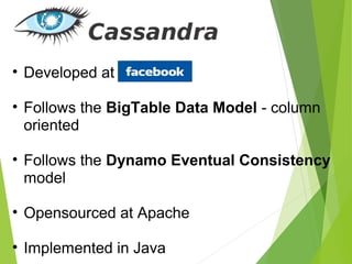 The No SQL Principles and Basic Application Of Casandra Model | PPT