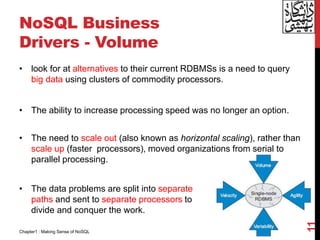 Chapter1: NoSQL: It’s about making intelligent choices | PPT