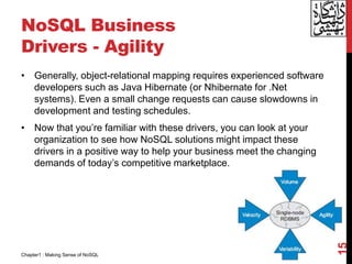 Chapter1: NoSQL: It’s about making intelligent choices | PPTX