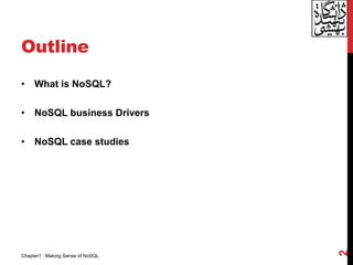 Chapter1: NoSQL: It’s about making intelligent choices | PPT