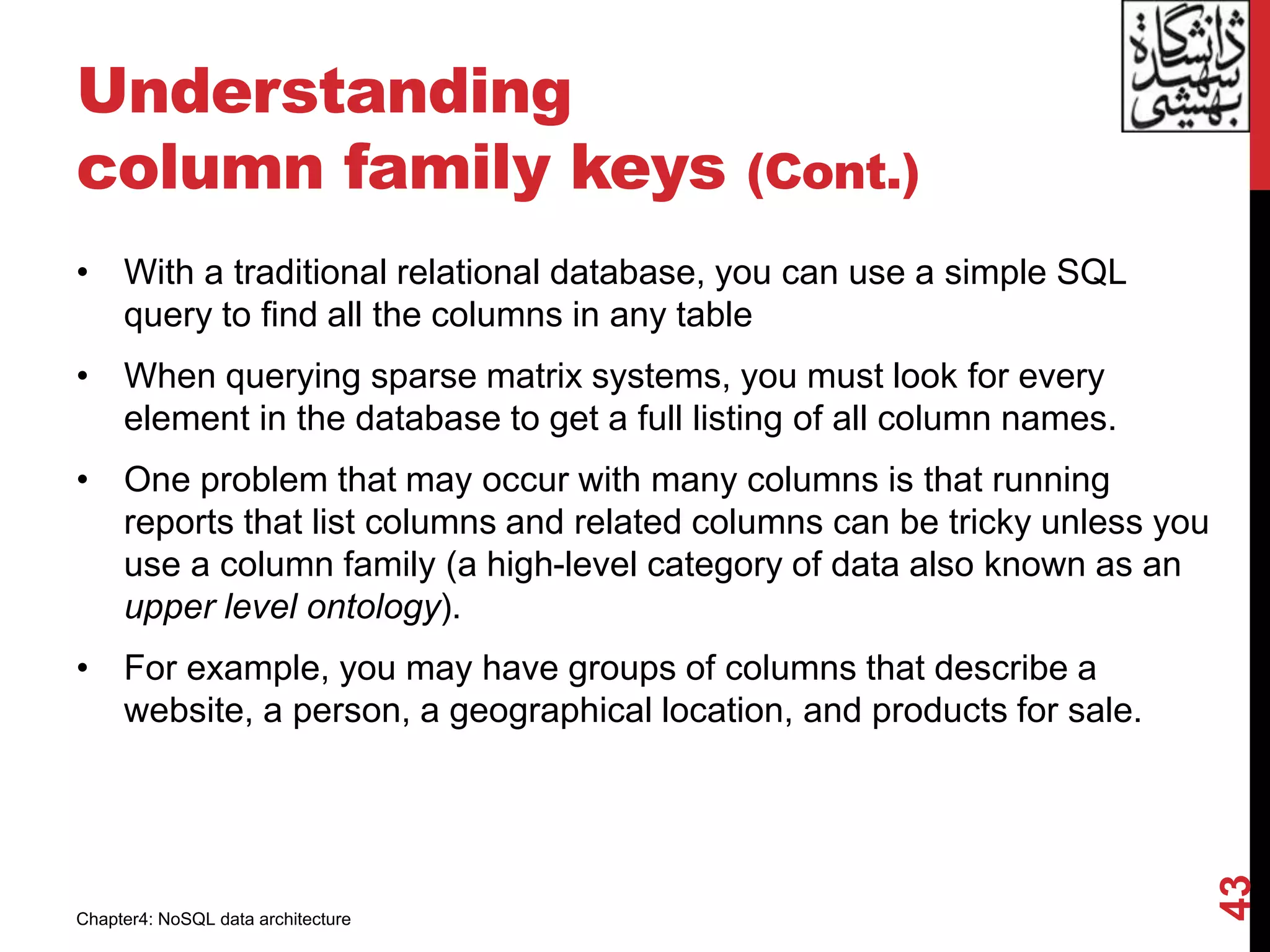 Nosql Data Architecture Patterns Pptx Databases Computer Software And Applications