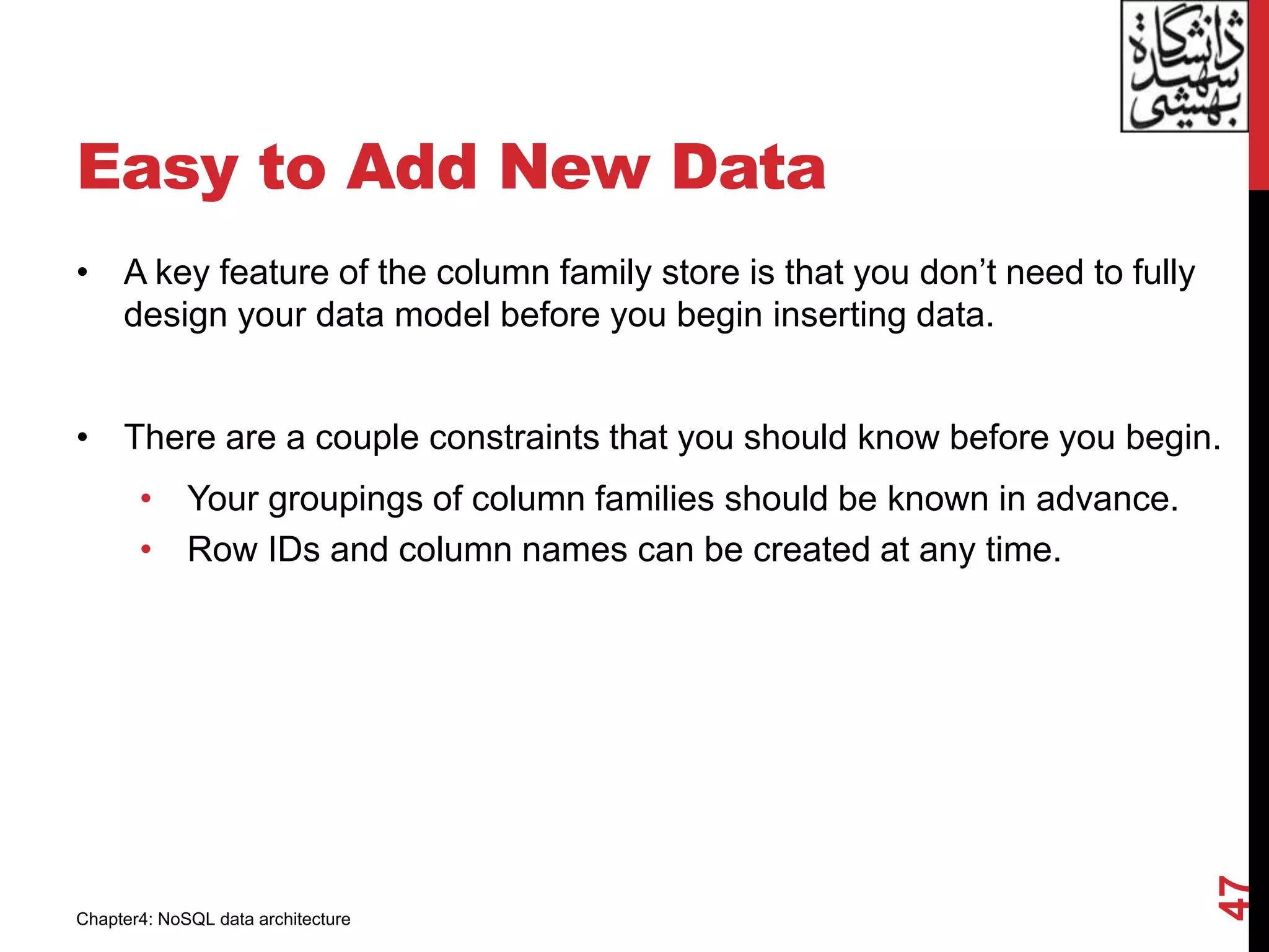 Nosql Data Architecture Patterns Pptx Databases Computer Software And Applications