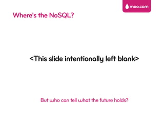 NoSQL and CouchDB: the view from MOO | PDF