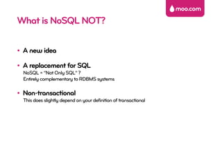 NoSQL and CouchDB: the view from MOO | PDF