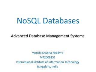 No sql databases | PDF