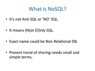 No sql databases | PDF