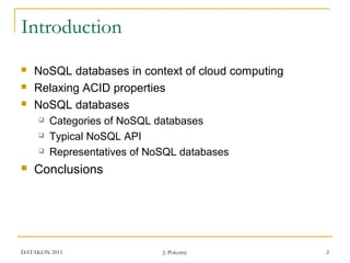 NoSql databases | PPT