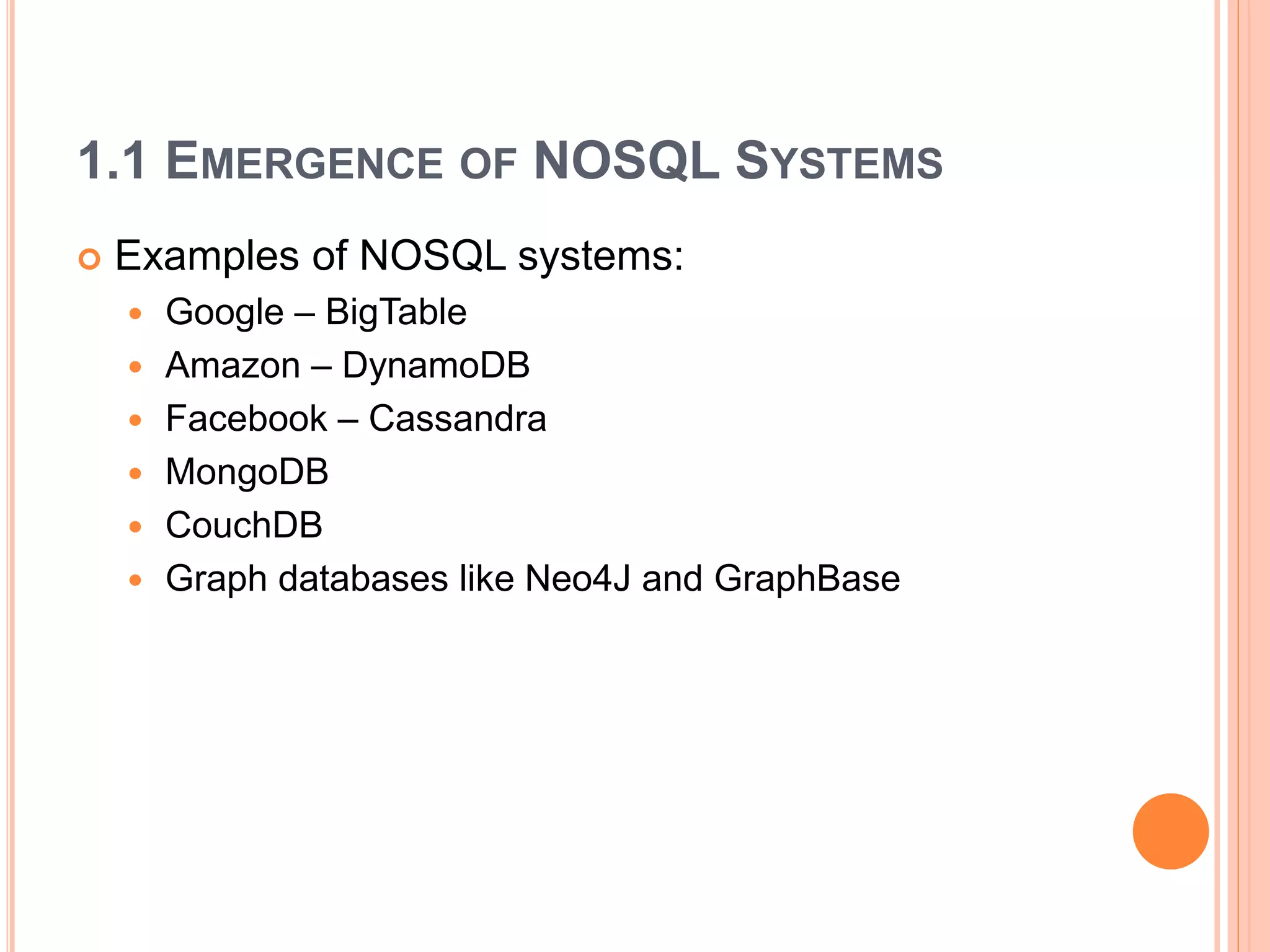 Nosql databases | PPTX