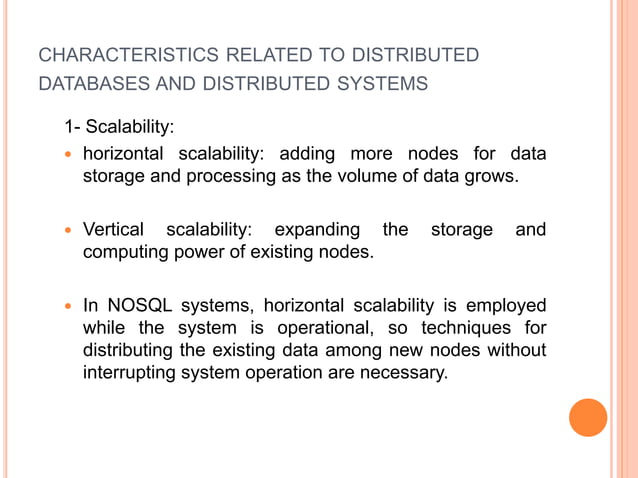 Nosql Databases Pptx Databases Computer Software And Applications