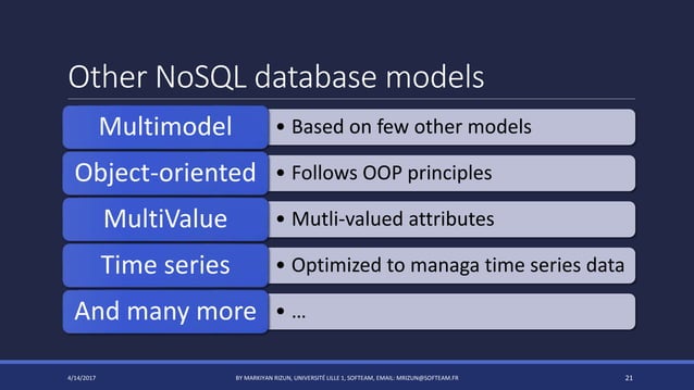 NoSQL databases | PPTX