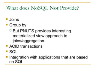 No sql databases | PPT