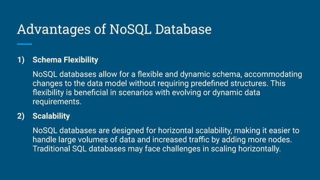 Presentation On NoSQL Databases | PDF