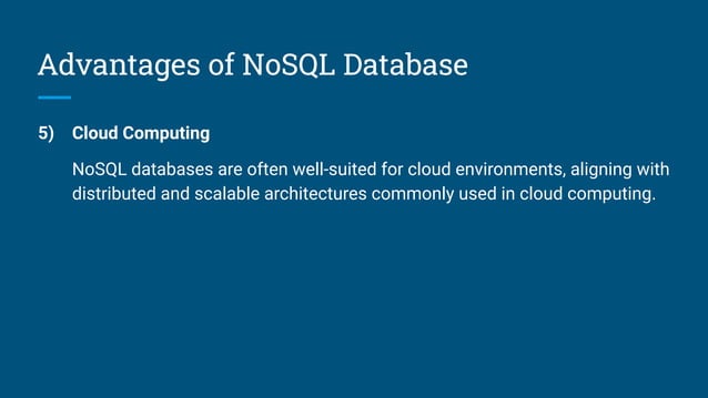 Presentation On NoSQL Databases | PDF