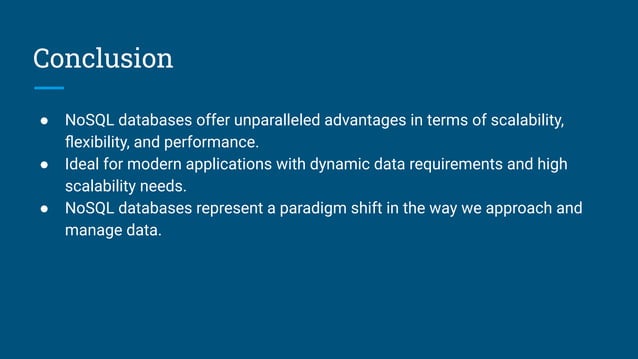 Presentation On NoSQL Databases | PDF
