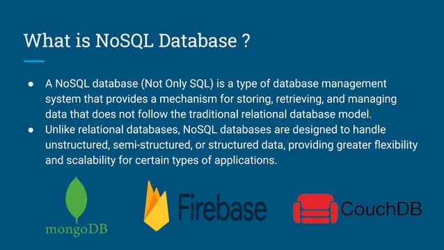 Presentation On NoSQL Databases | PDF