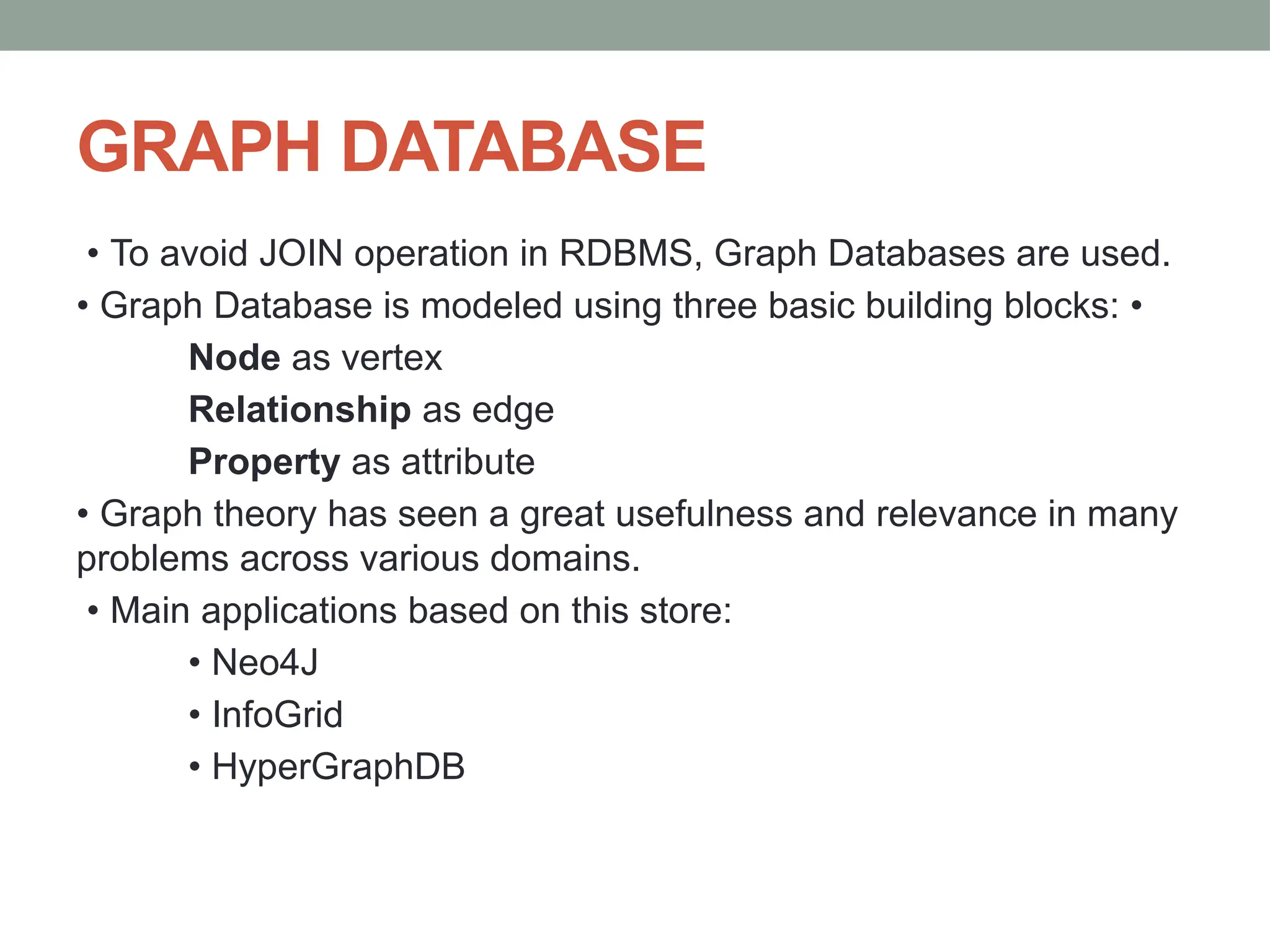 No Sql Database Description About 4 No Sql Databasepptx Databases Computer Software And