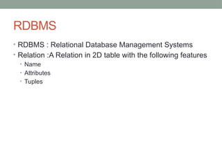No SQL DATABASE Description about 4 no sql database.pptx