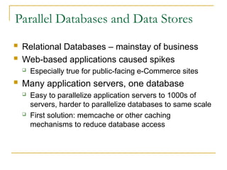 No SQL Databases as modern database concepts | PPT