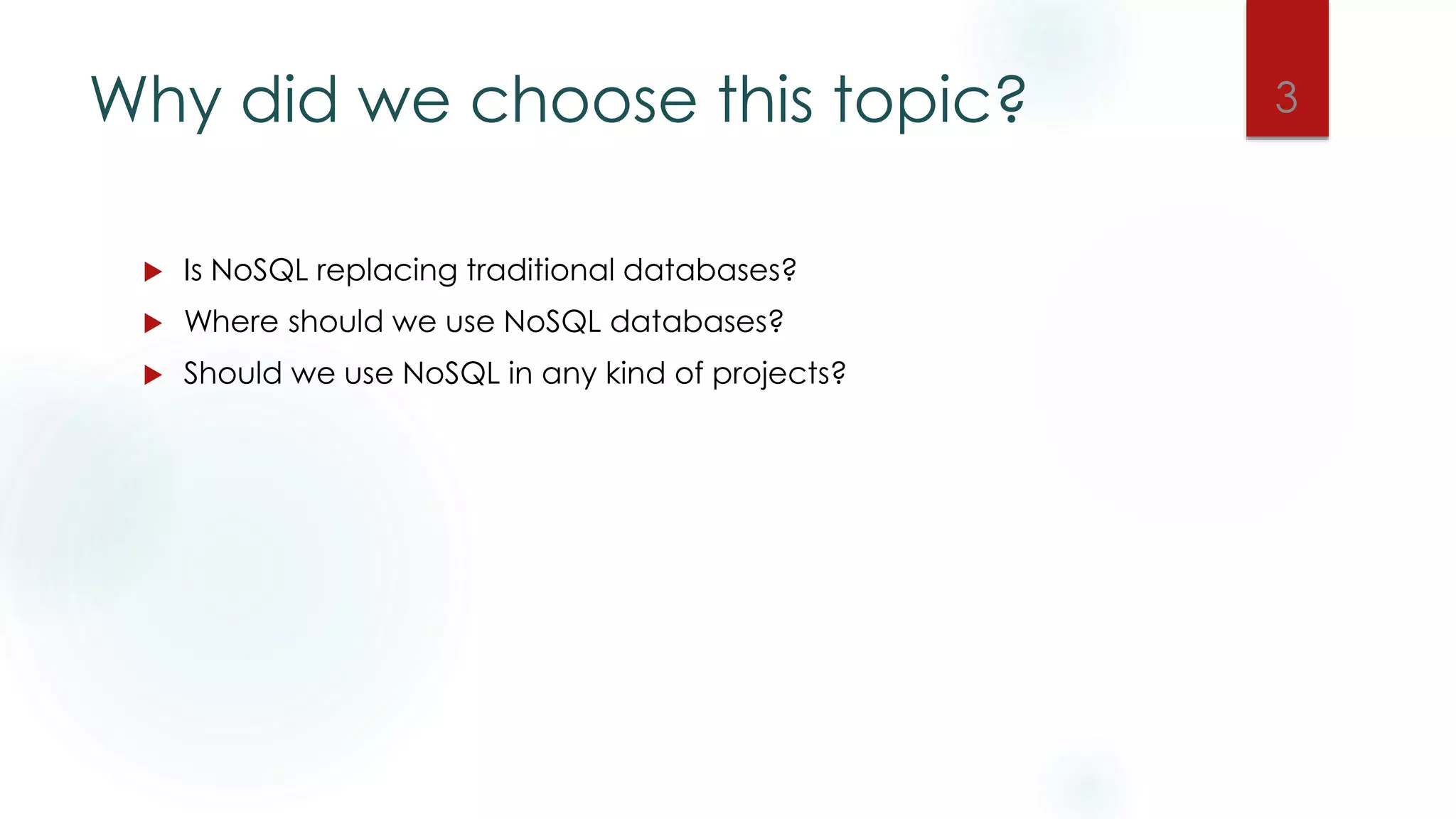 NoSQL databases - An introduction | PPTX