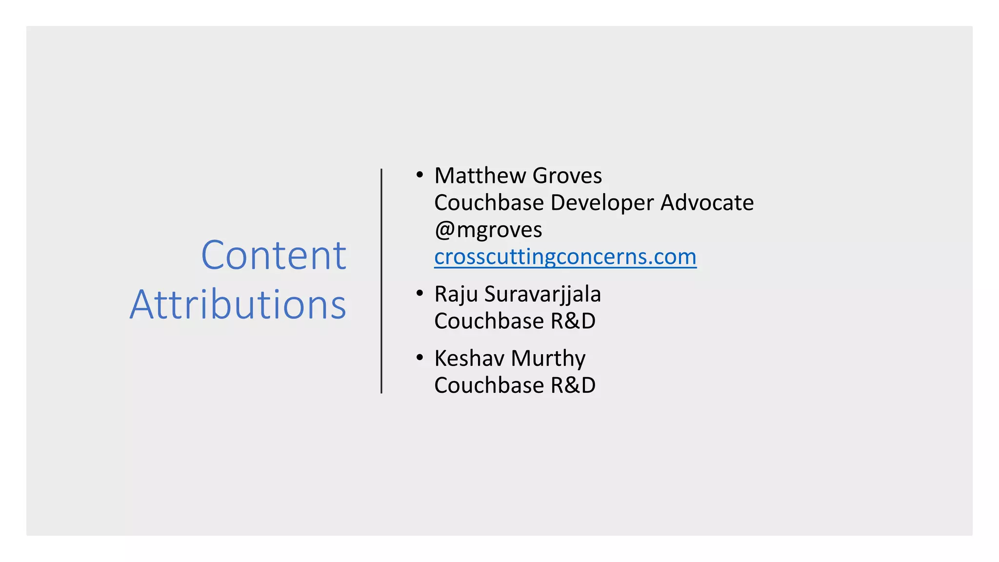 NoSQL Data Modeling using Couchbase | PPTX