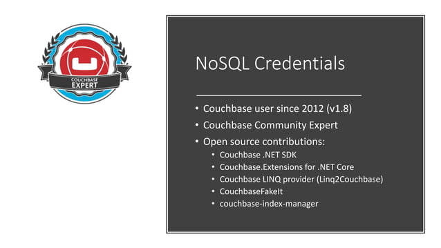 NoSQL Data Modeling using Couchbase | PPTX