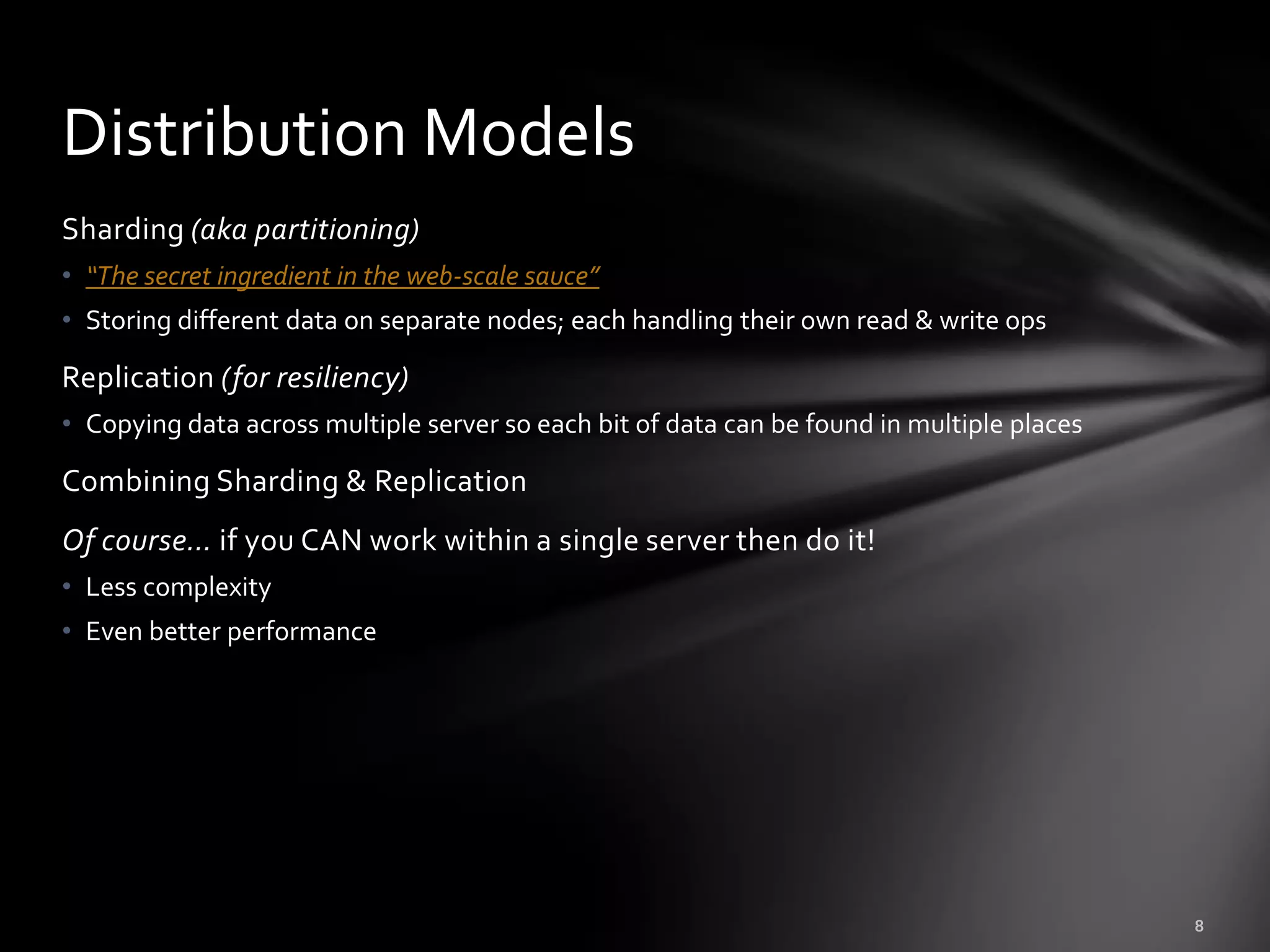NoSQL Distilled Book Review | PPT