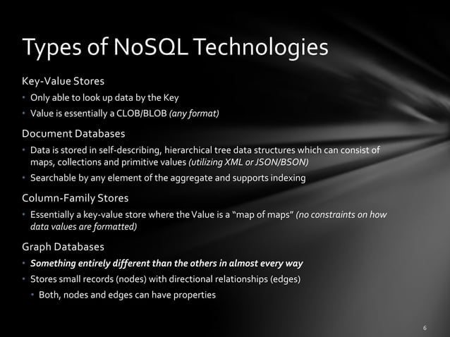 NoSQL Distilled Book Review | PPT