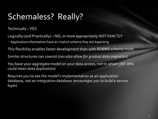 NoSQL Distilled Book Review | PPT