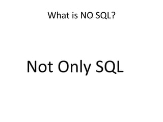 Ten Commandants For Picking NoSQL Database | PPT