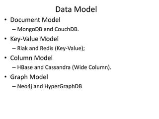 Ten Commandants For Picking NoSQL Database | PPT