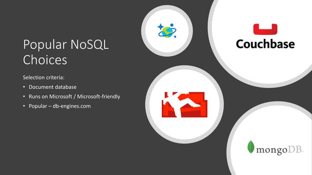 NoSQL for SQL Server Developers using Couchbase | PPTX