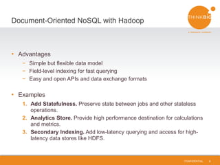 Lightning Talk: Why and How to Integrate MongoDB and NoSQL into Hadoop ...