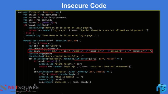 NoSql Injection | PDF