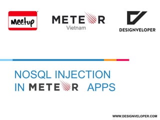 NoSQL Injection in Meteor.js Application | PPT