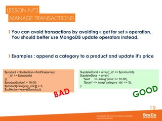 NoSQL into E-Commerce: lessons learned | PDF