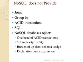 No SQL introduction | PPT