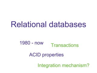 #nosql introduction | PPT