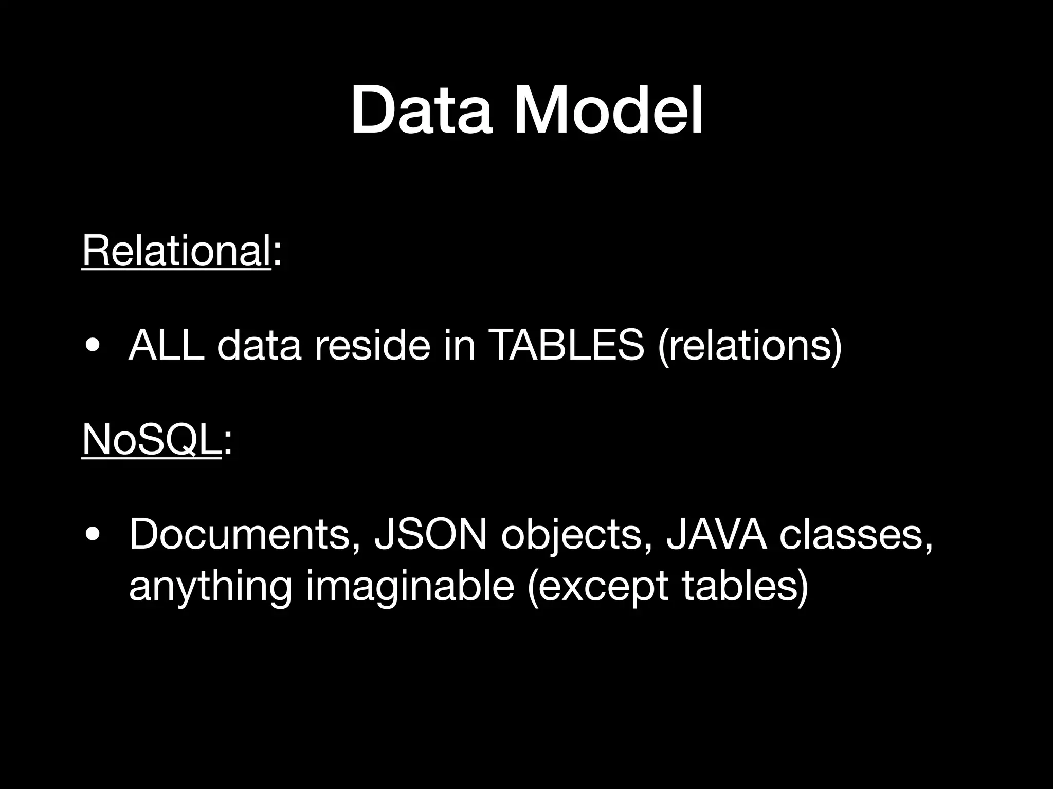 NoSQL is Anti-relational | PDF