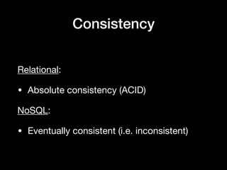 NoSQL is Anti-relational | PDF