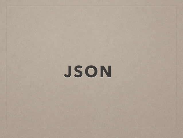 NoSQL & JSON | PPT | Free Download