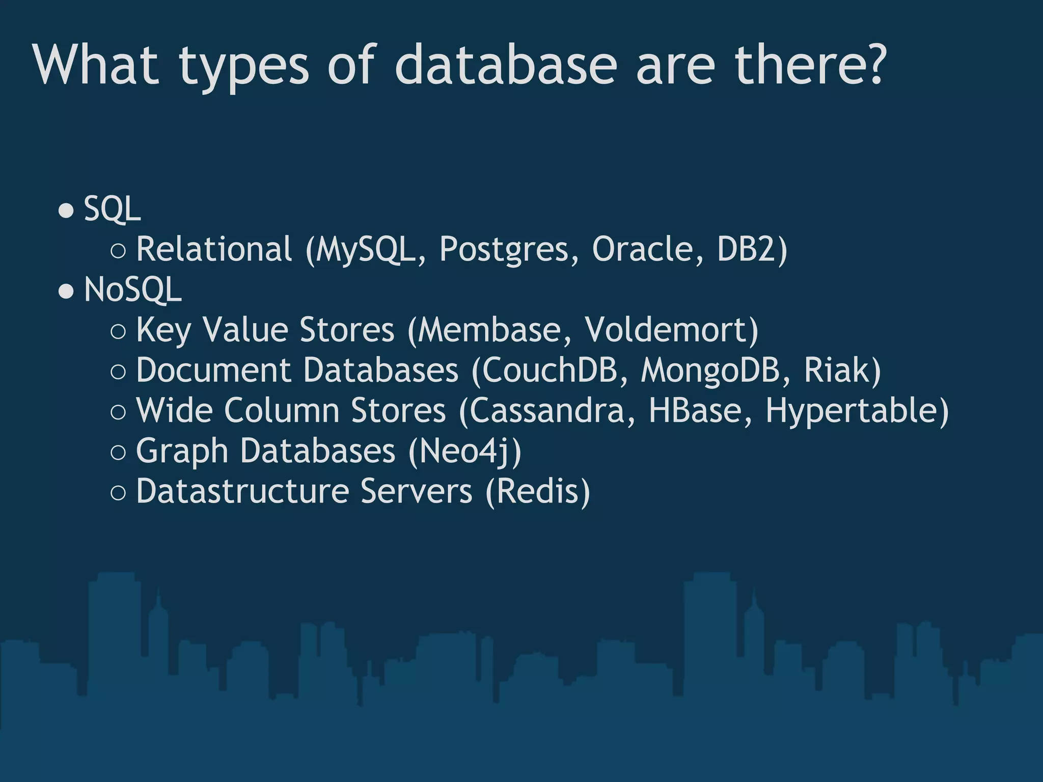 NoSQL databases | PPT