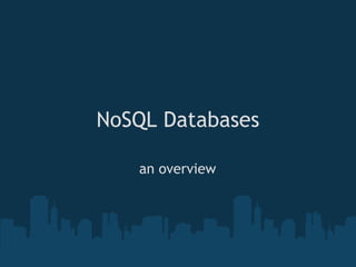NoSQL databases | PPT