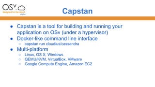 Glauber Costa on OSv as NoSQL platform | PPT