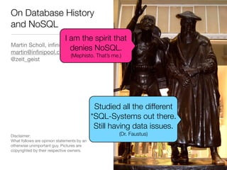 NoSQL – Back to the Future or Yet Another DB Feature? | PDF