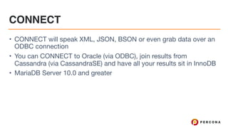 NOSQL Meets Relational - The MySQL Ecosystem Gains More Flexibility | PPT